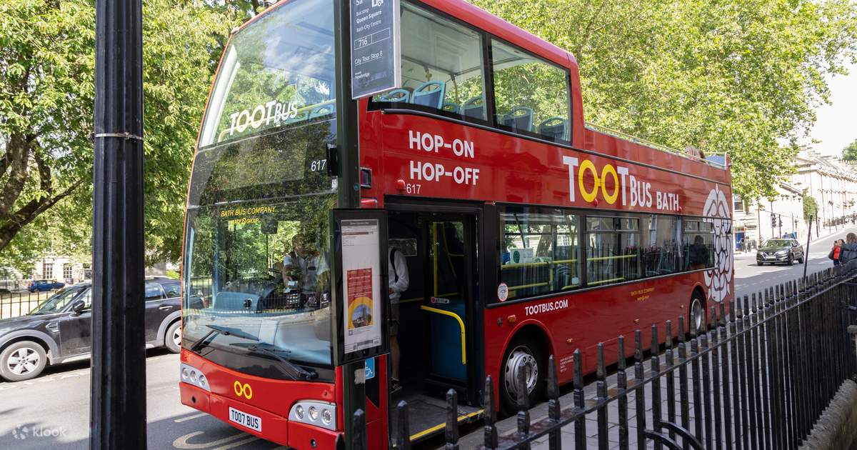รถบัสแบบ Hop On Hop Off ในบาธ โดย Tootbus Klook ประเทศไทย